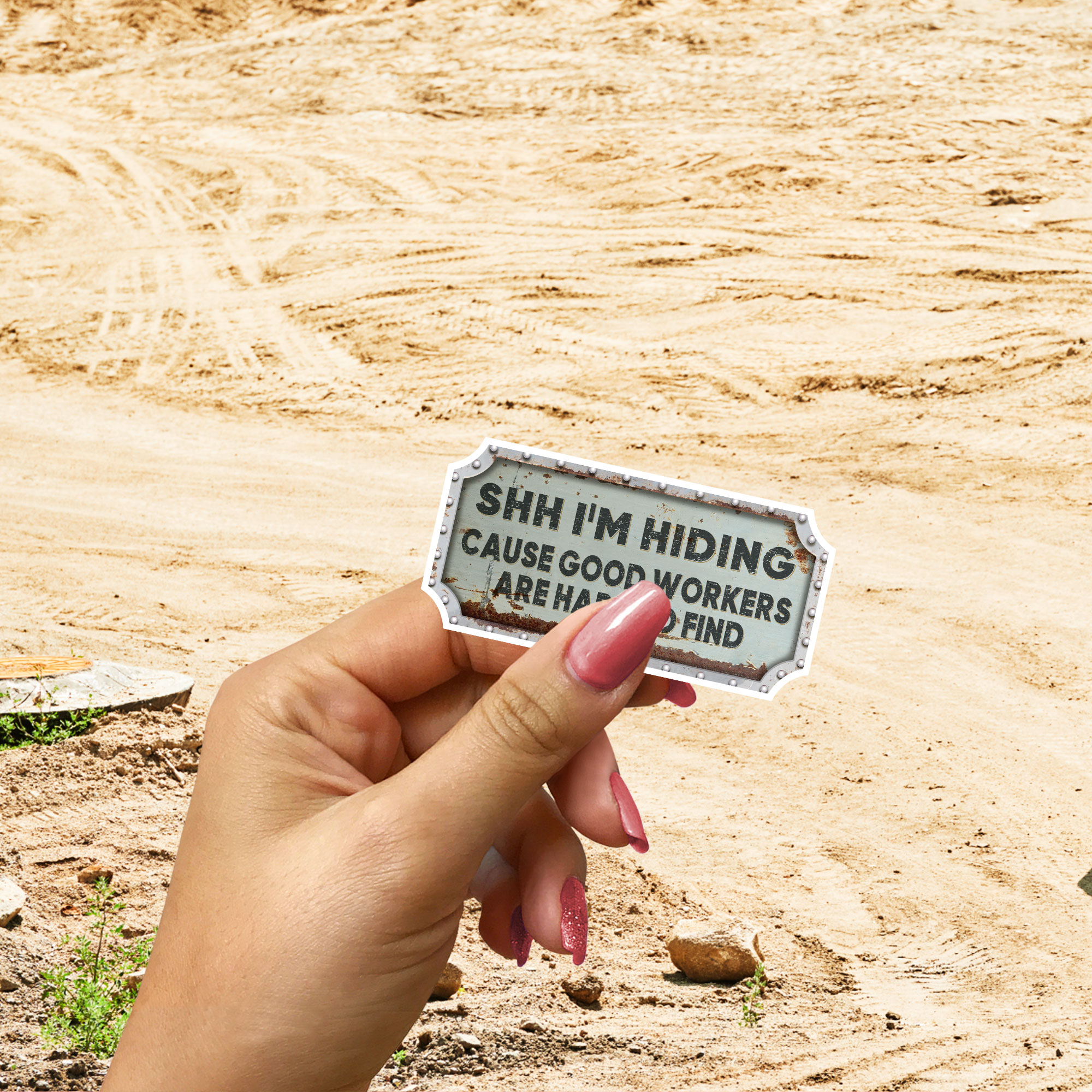 Shh Im Hiding Good Workers Stickers Skill Worker Stickers | eBay